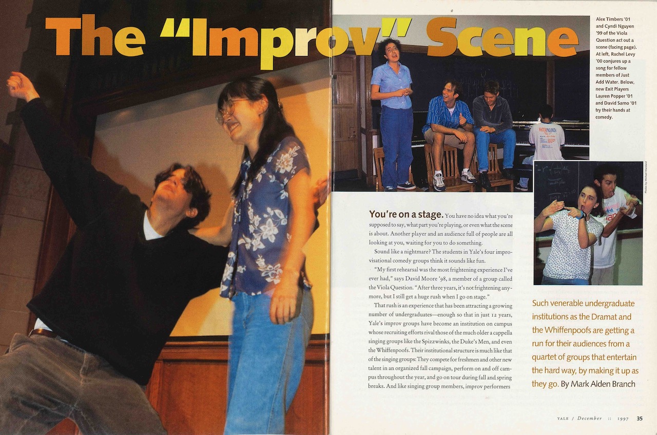 Throwback Thursday: funny on their feet | Daily Snap | Yale Alumni Magazine