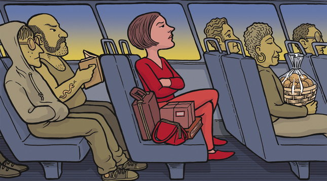 Guarding your personal bus space | Findings | Yale Alumni Magazine